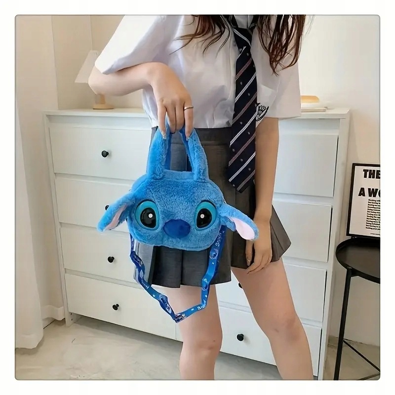 TOREBKA PLUSZAK STITCH STICH MASKOTKA PLUSZOWA TOREBECZKA NA RAMIĘ RĘKI • Cena, Opinie ...