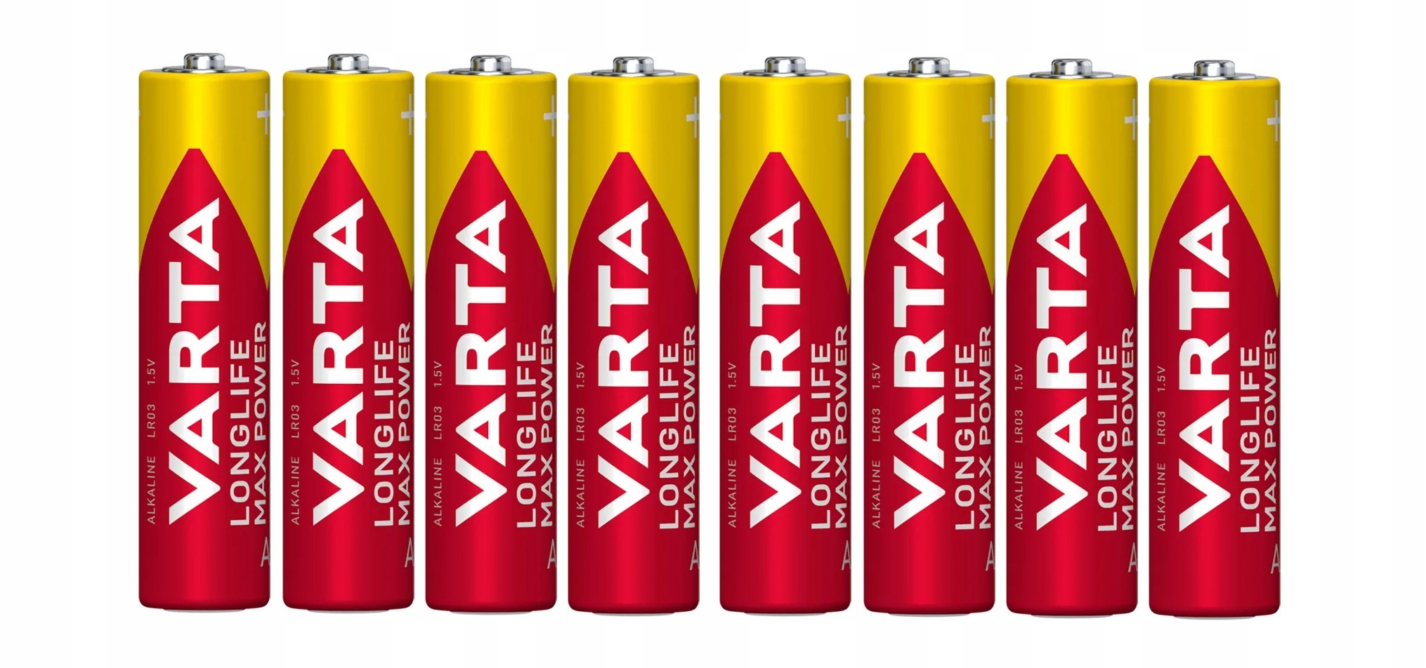 Alkalické batérie Varta AAA (R3), 8 ks, (4008496681563) • Ceny ...