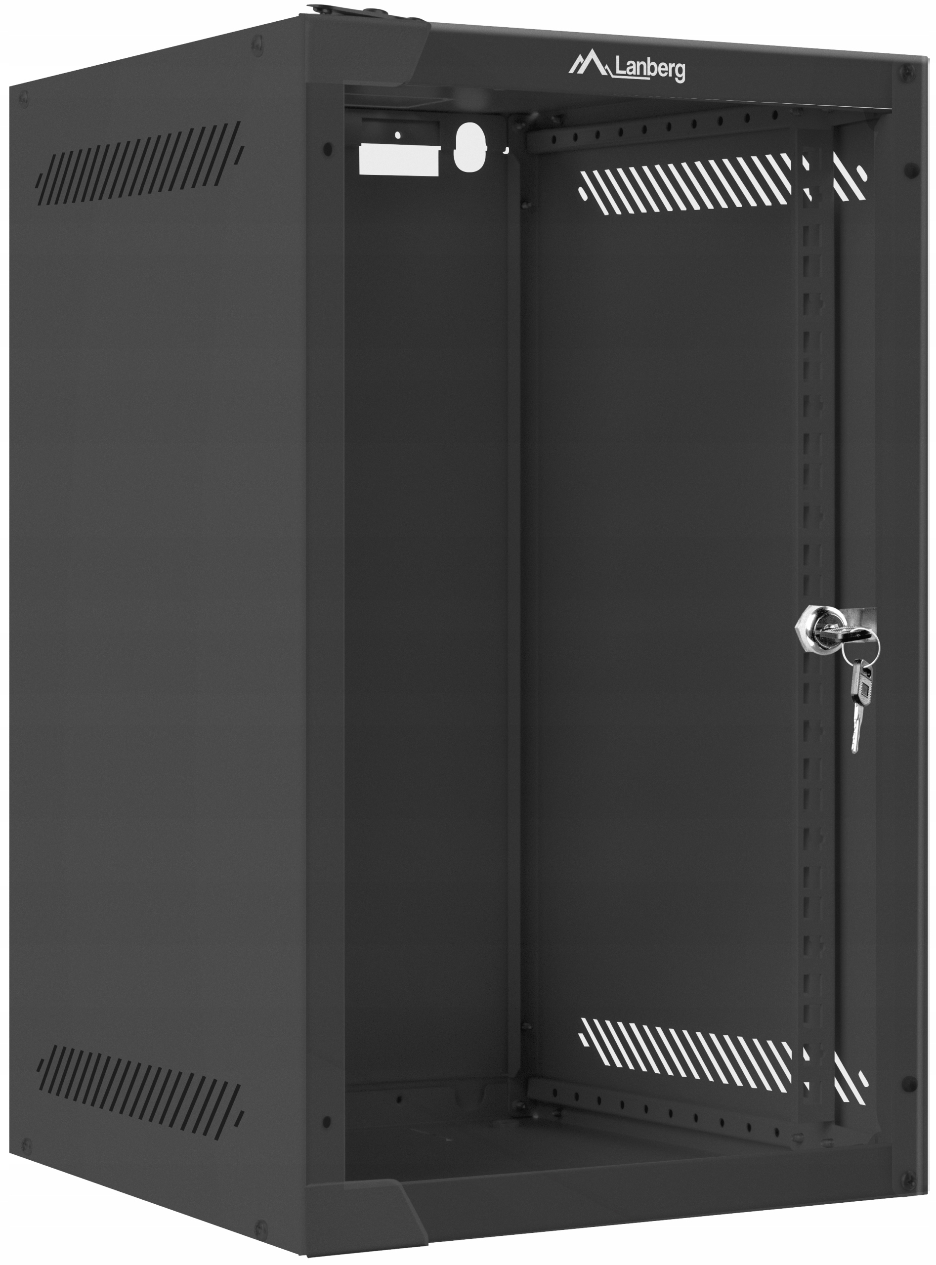 Szafa rack Lanberg wisząca 10" 9U 280x310 mm drzwi szklane - Sklep ...