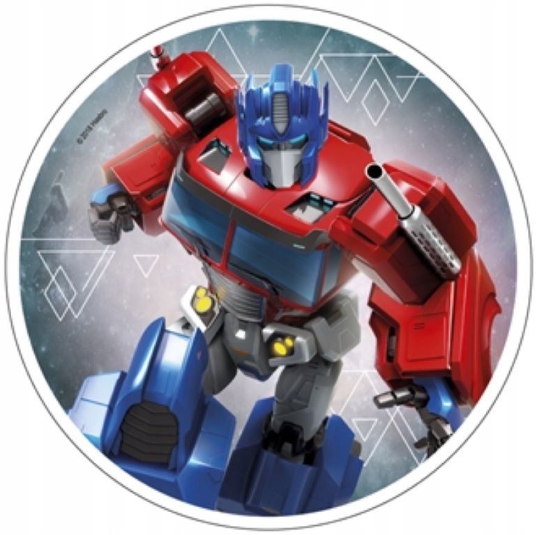 OPŁATEK NA TORT TRANSFORMERS URODZINY TEKST ZABAWKA POSTAĆ ROBOT ...