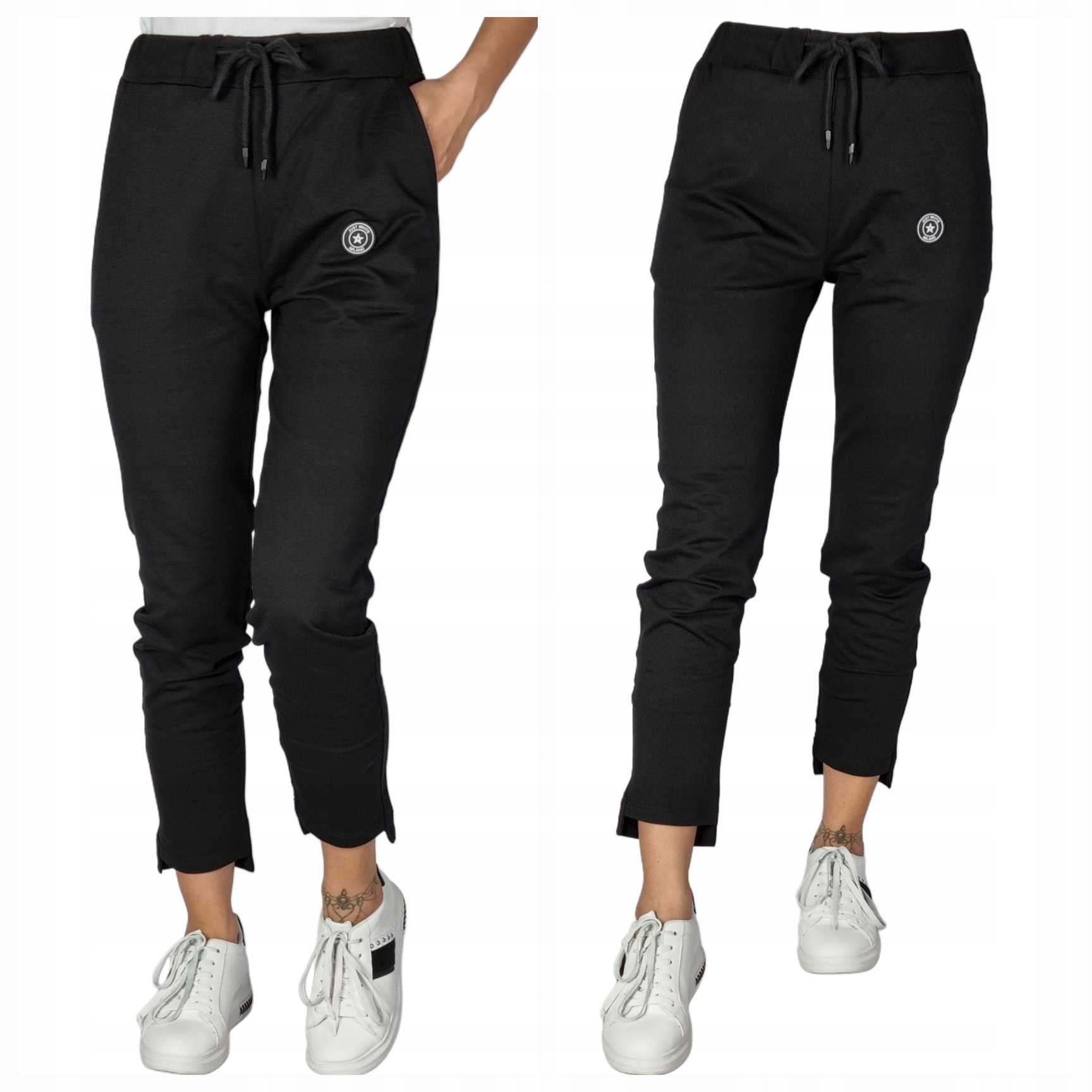 MEGI SPODNIE DRESOWE CZARNE ROZMIAR S-M • Cena, Opinie • Dresowe ...