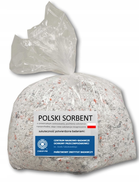 16 kg sorbent ROPY OLEJU badanie CNBOP 260%!!! • Cena, Opinie • Sorbent ...