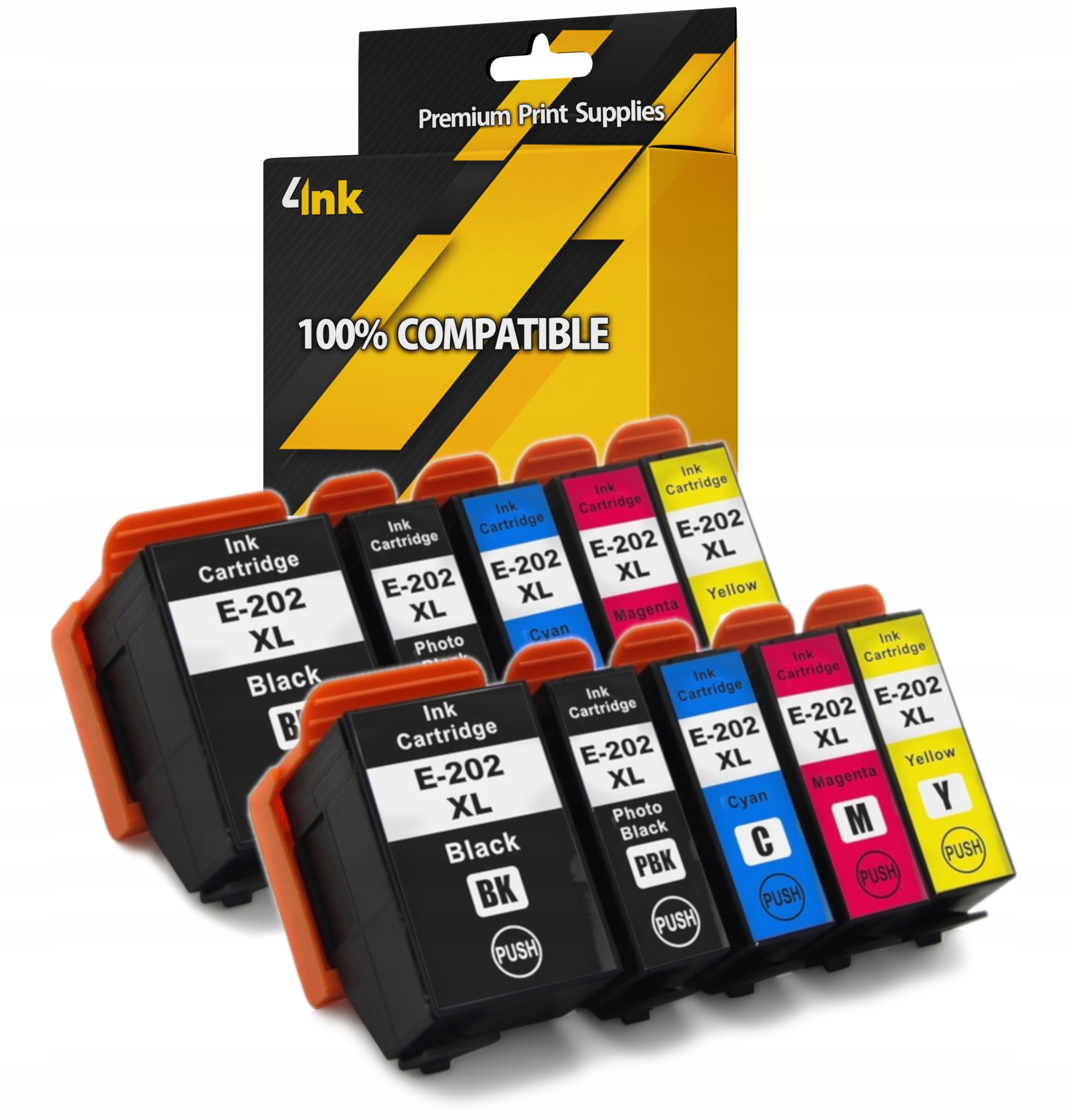 10 db 202 XL TINTAPATRON EPSON XP-6000 XP-6005 XP-6100 XP-6105 NYOMTATÓHOZ, (5905481816520) • Ár ...