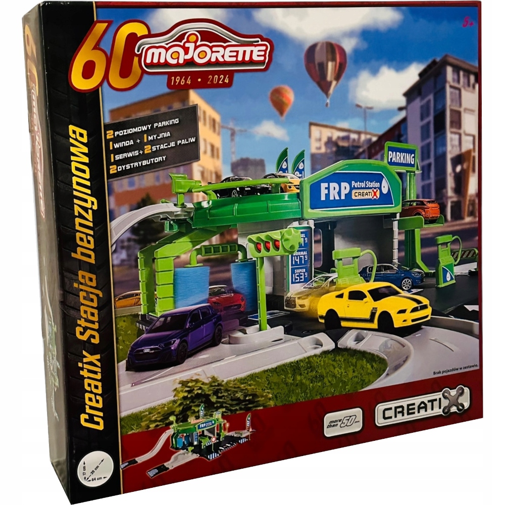 MAJORETTE CREATIX STACJA BENZYNOWA (5906826001090) • Cena, Opinie • Samochody i pojazdy ...