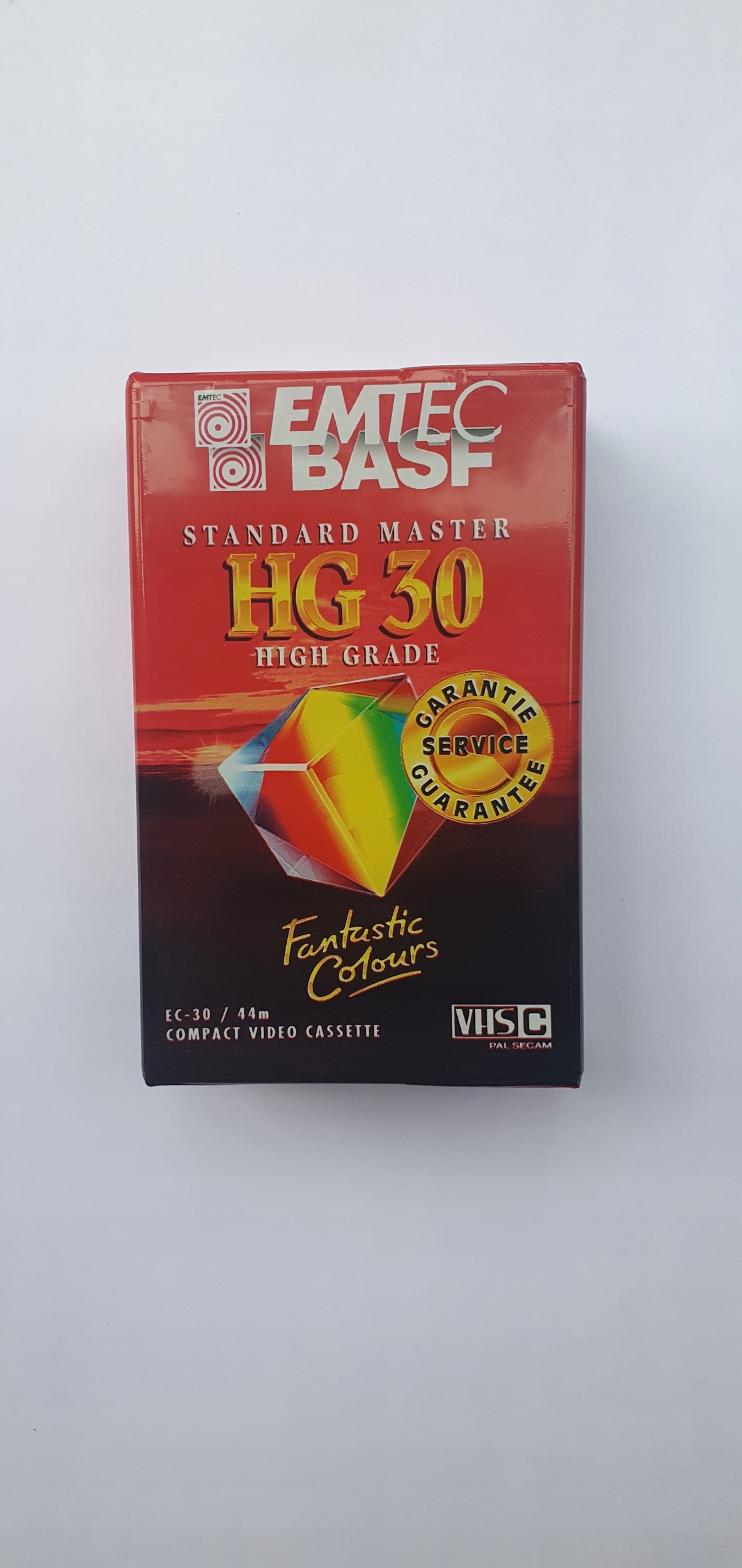 Kazeta VHS-c HG30 EMTEC BASF EC-30 44 m originál - Allegro