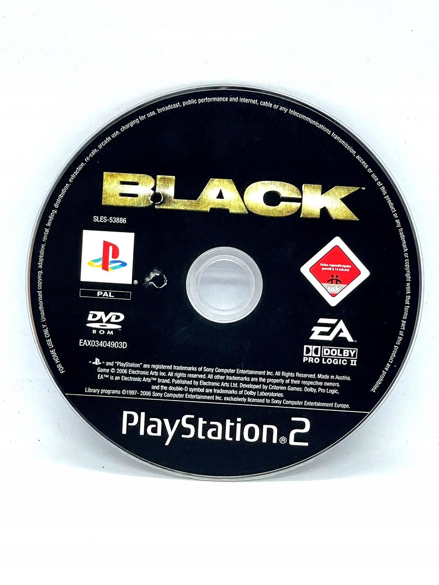 Gra PS2 BLACK - WYD. ANGIELSKIE - PS2 Sony PlayStation 2 (PS2) - Stan ...