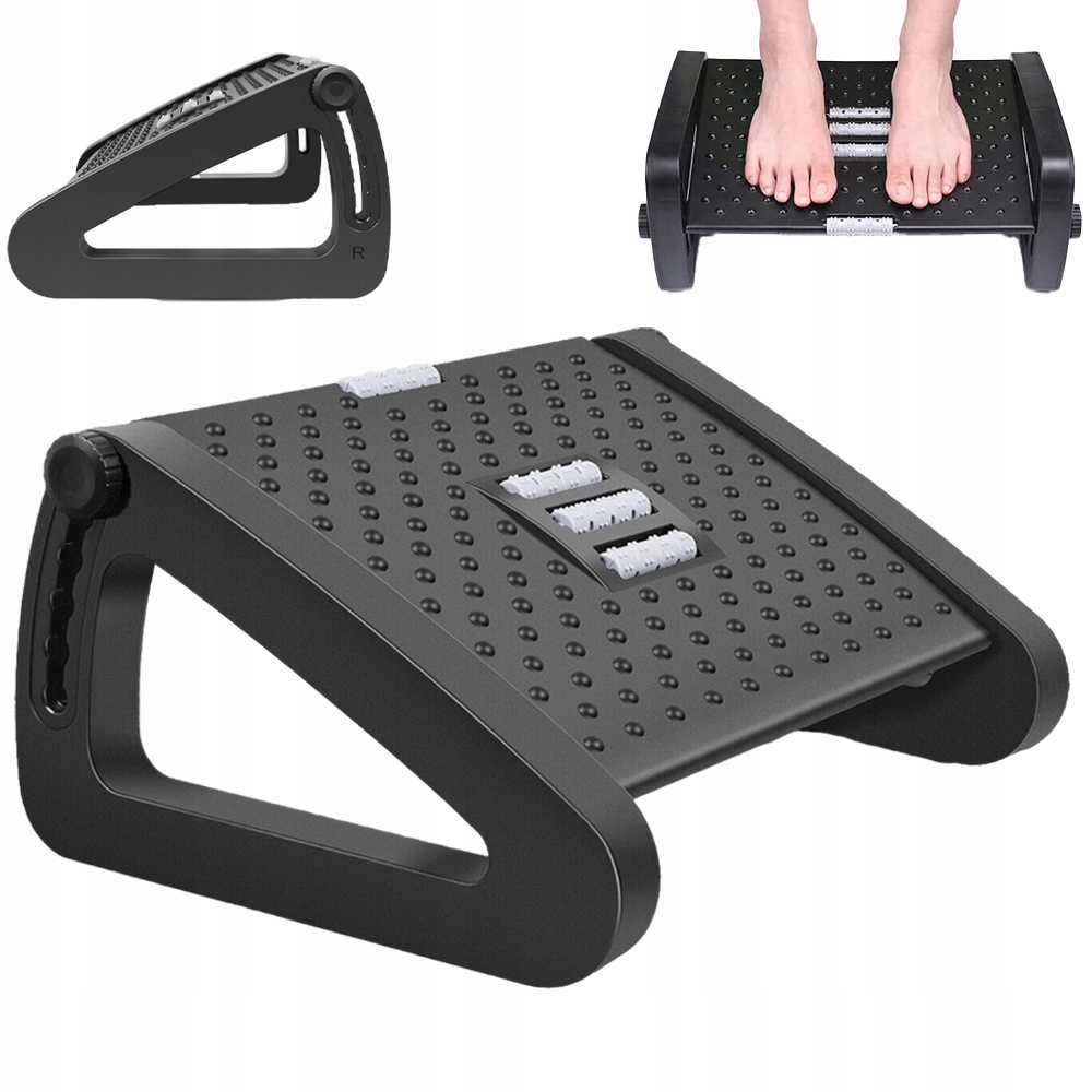 PODNÓŻEK POD BIURKO OPARCIE REGULOWANY POD STOPY (191491789144) • Cena ...