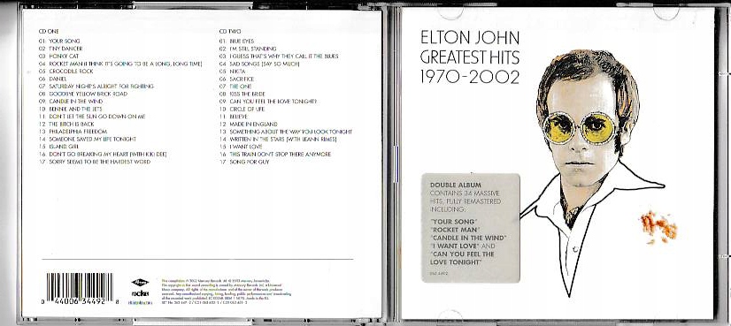 Płyty Cd Elton John Greatest Hits 1970-2002 - Kultura i rozrywka ...