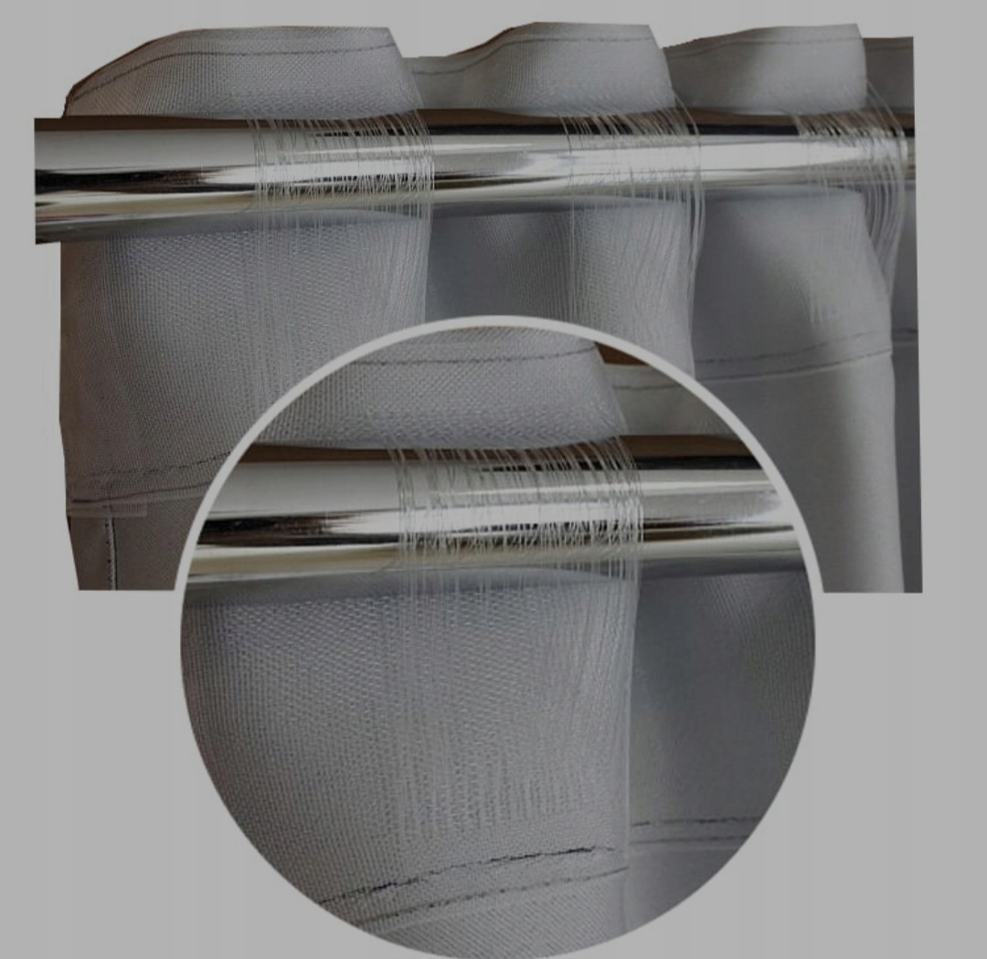 TAŚMA TUNELOWA NA RURKĘ STYLONOWA SZELKOWA DO FIRAN I ZASŁON 10 CM ...