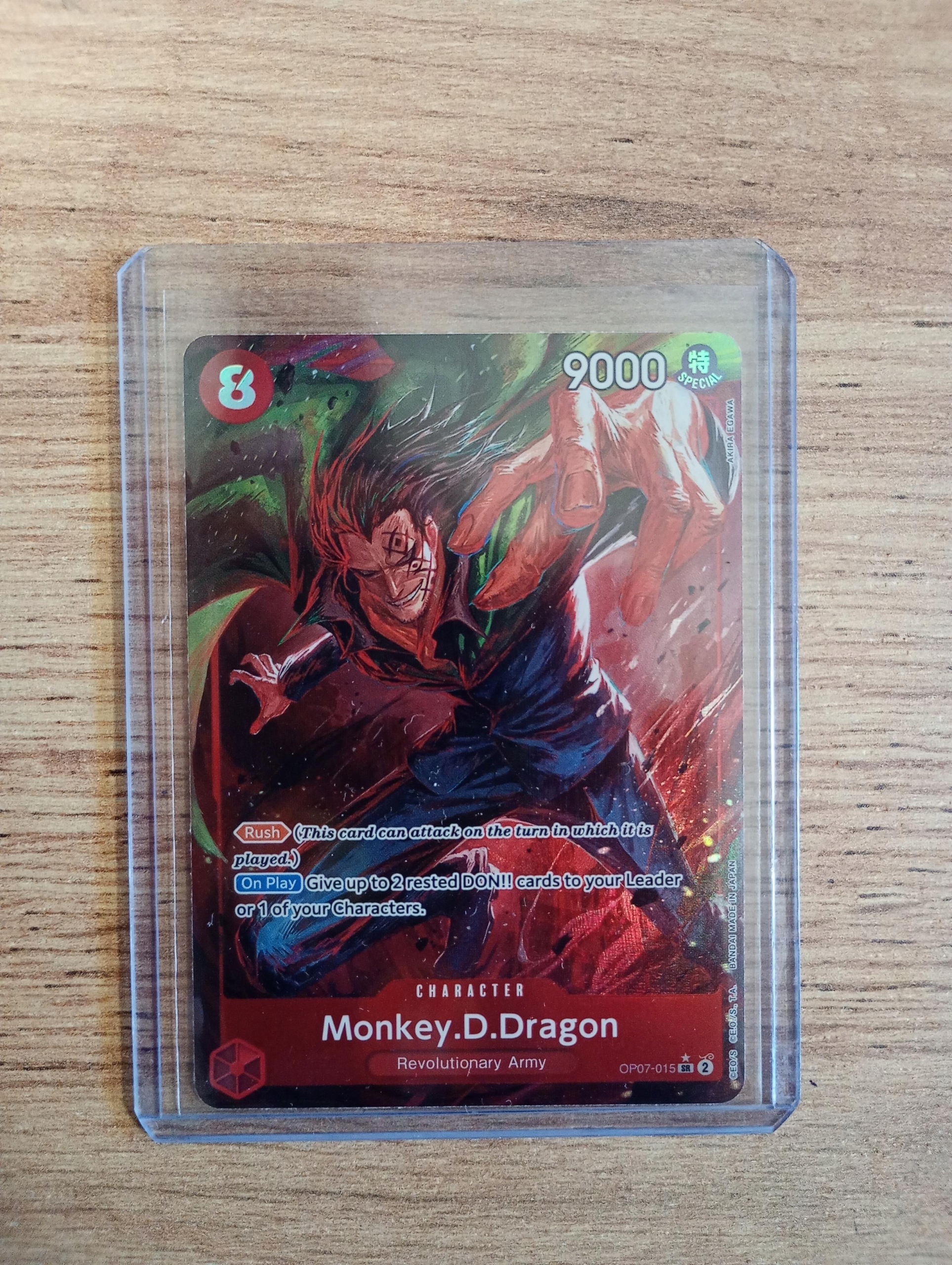 Originální karta One Piece Card Game: OP07-015 Monkey.D. Dragon za 487 ...