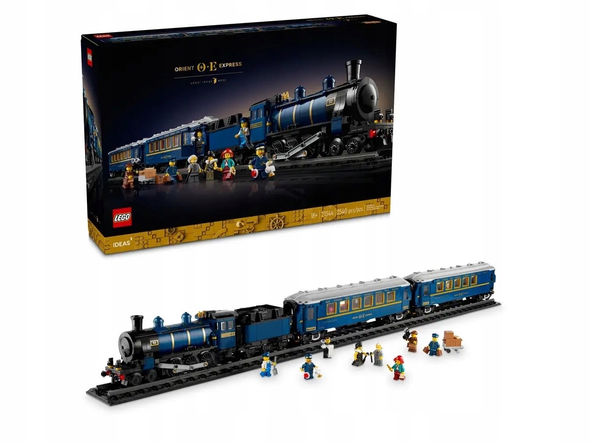 LEGO 21344 Ideas Pociąg Orient Express (5702017497891) • Cena, Opinie • Ideas 17355054934 • Allegro