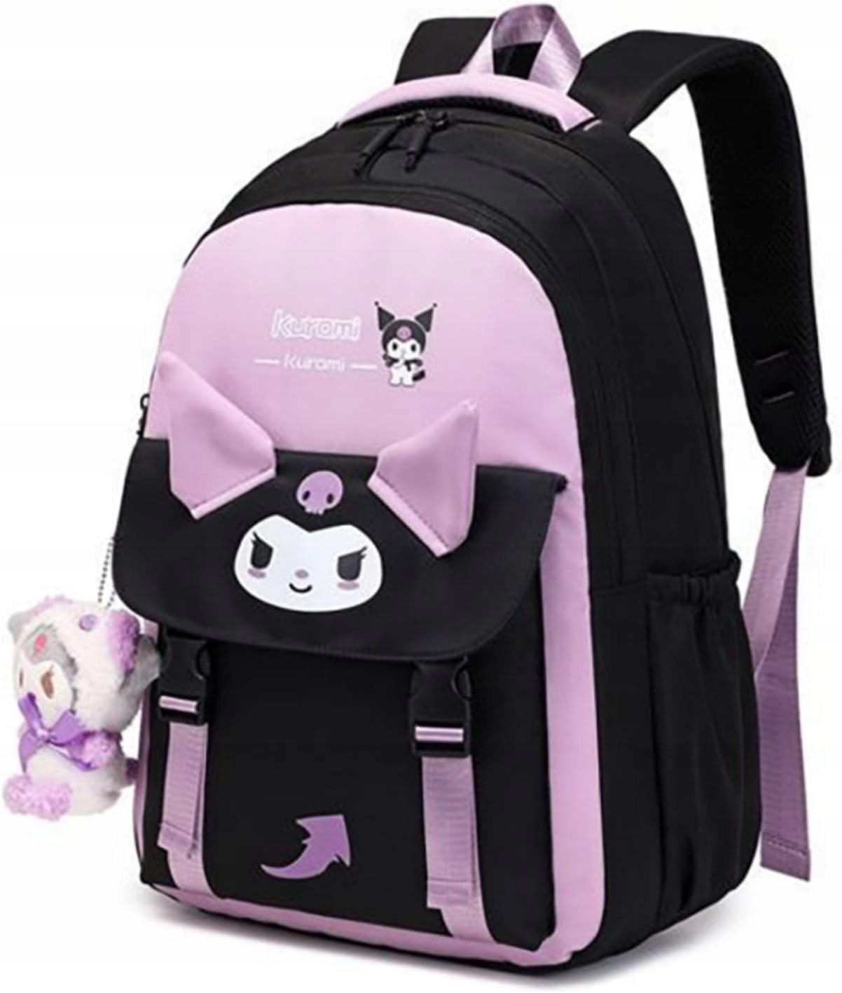 PLECAK SANRIO KUROMI STUDENCKI TORNISTRY DLA KLASY 1-3 17074258418 - Allegro.pl