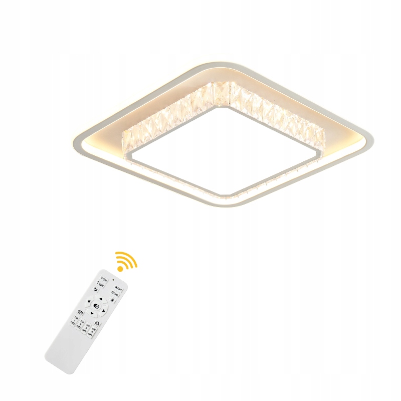 Lampa sufitowa nowoczesna LED 57W ściemniana pilot (11E02000190) • Cena ...