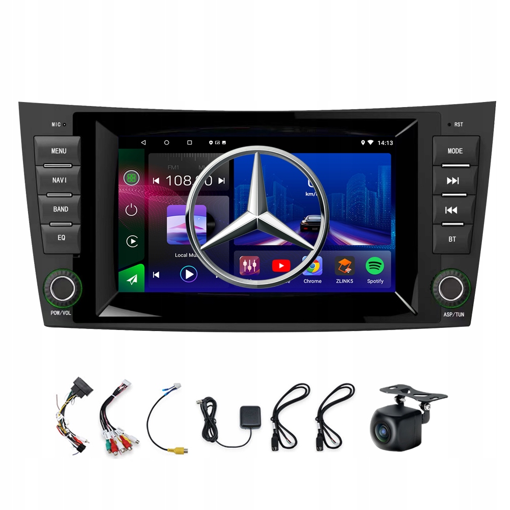 Radio samochodowe Mercedes Benz E-Class W211 2002-2008 2-DIN - porównaj ...
