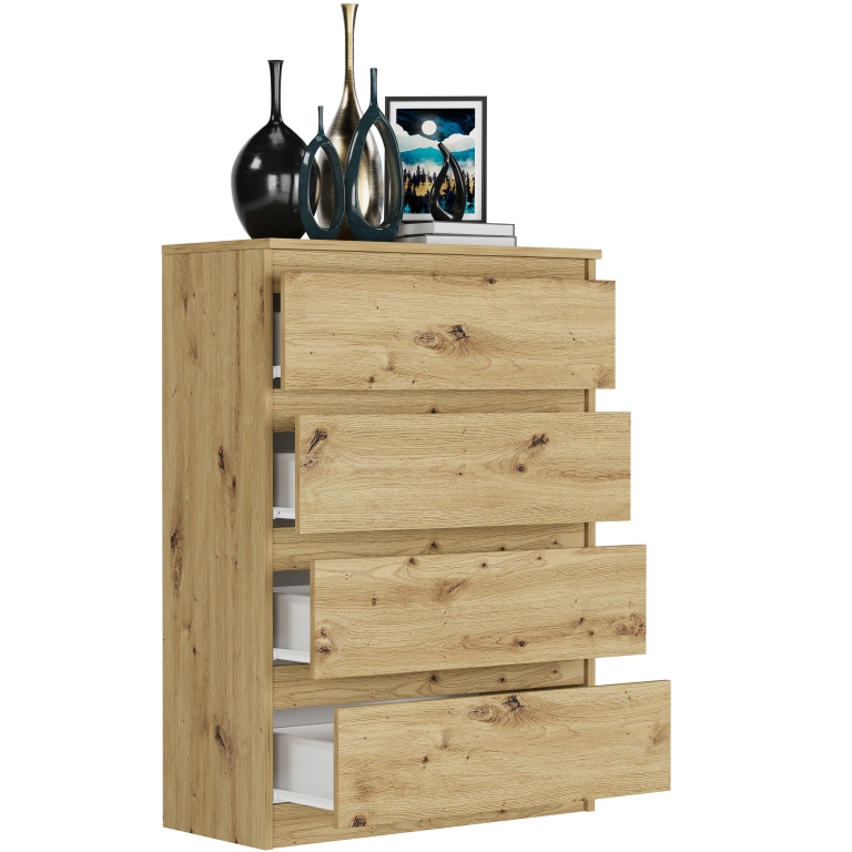 Duża Komoda 4 Szuflady Szafka Artisan R-4 - Mobene | Sklep EMPIK.COM