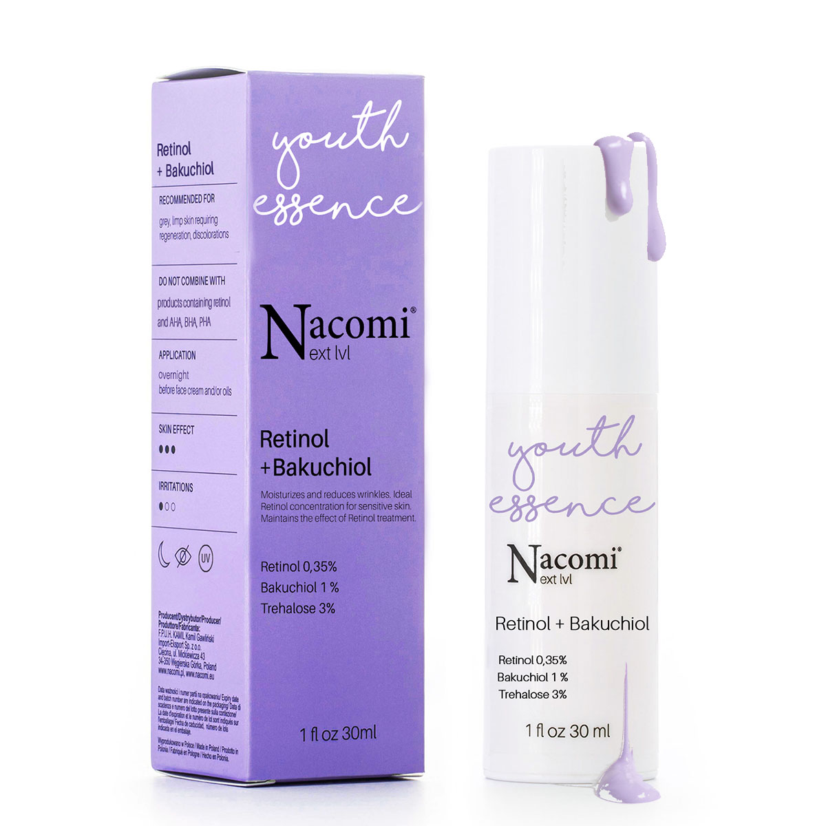 Nacomi Next Level Serum RETINOL 0,35% BAKUCHIOL 1% (5902539714364 ...