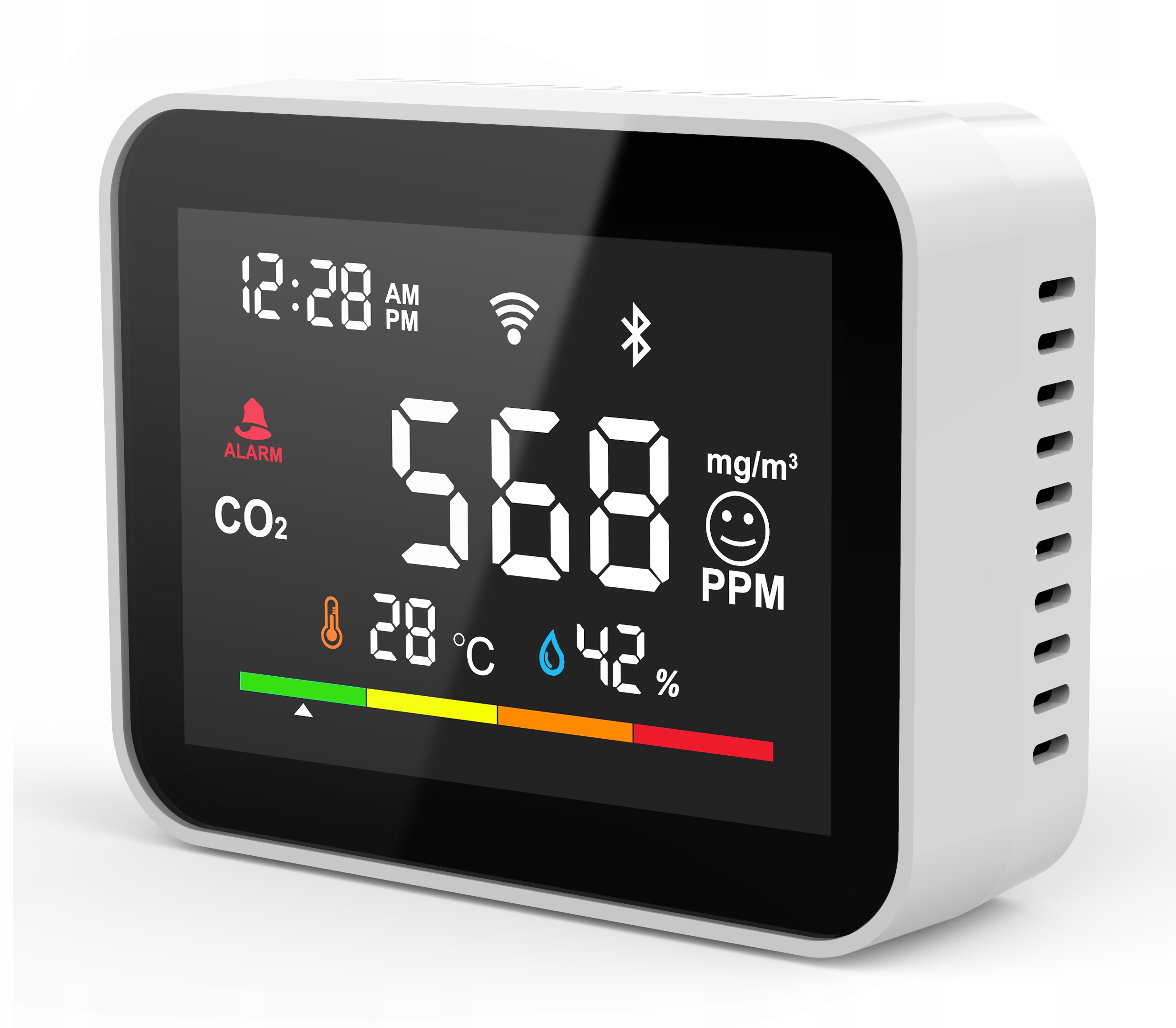 Czujnik miernik CO2 dwutlenku węgla WiFi Tuya