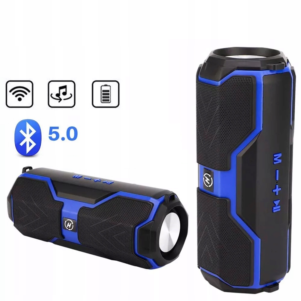 VÝKONNÝ BEZDRÁTOVÝ BLUETOOTH MOBILNÍ REPRODUKTOR S BASS RÁDIEM POPRUHEM ...