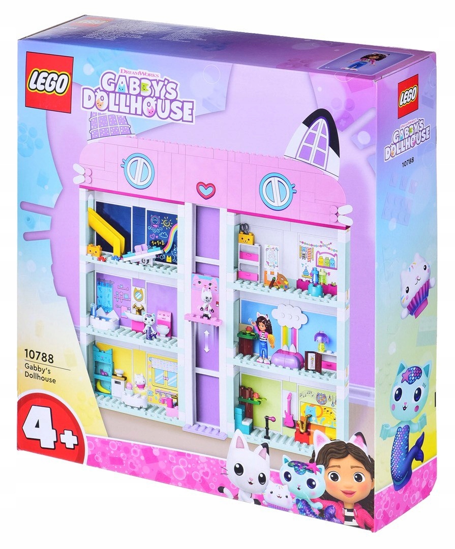 LEGO GABBY'S DOLLHOUSE 10788 KOCI DOMEK GABI 16816112305 - Allegro.pl
