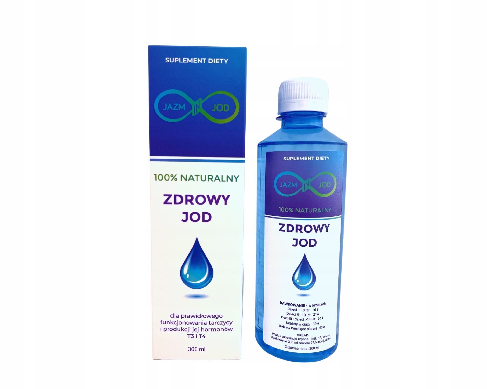 JAZM IN JOD zdrowy jod 300ml 12668961880 - Allegro.pl