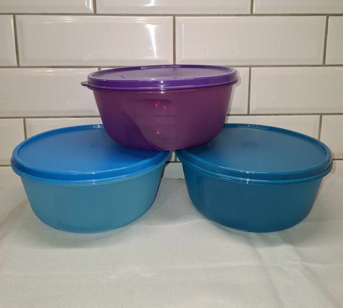 Tupperware MEGA MISKY 3 X 1,5L - PRO SKLADOVÁNÍ V CHLADNIČCE, originál - Allegro