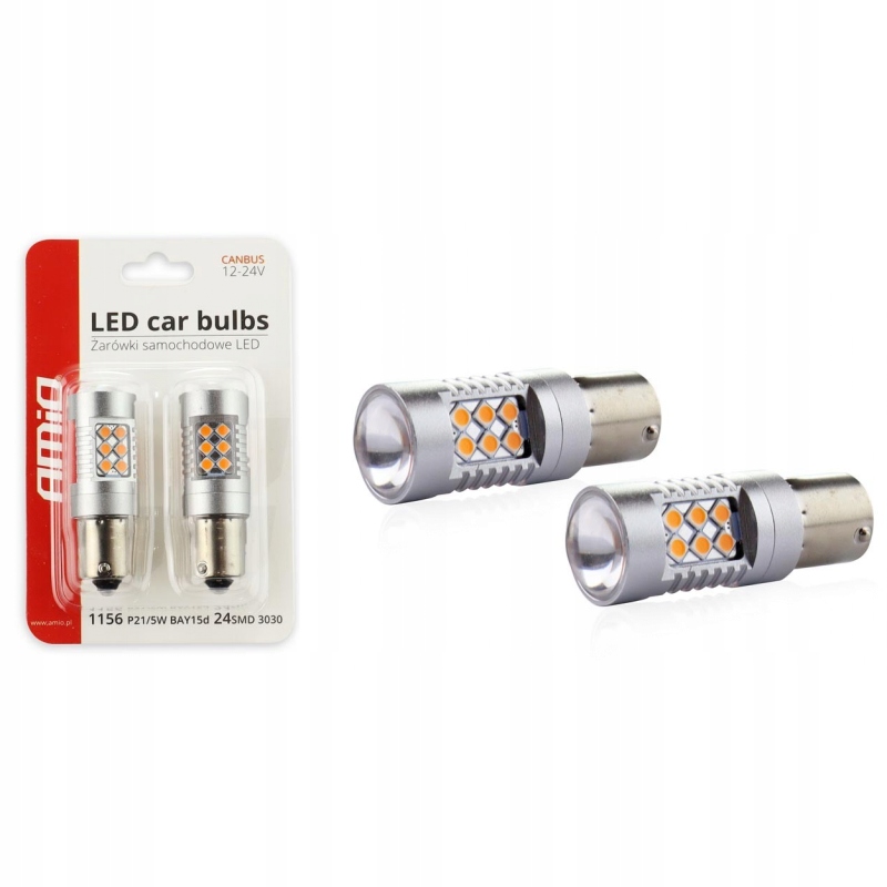 ŻARÓWKI LED PY21W x2 BAU15s CANBUS POMARAŃCZOWE KIERUNKI 12V 24V KPL ... ŻARÓWKI LED PY21W x2 BAU15s CANBUS POMARAŃCZOWE KIERUNKI 12V 24V KPL ...