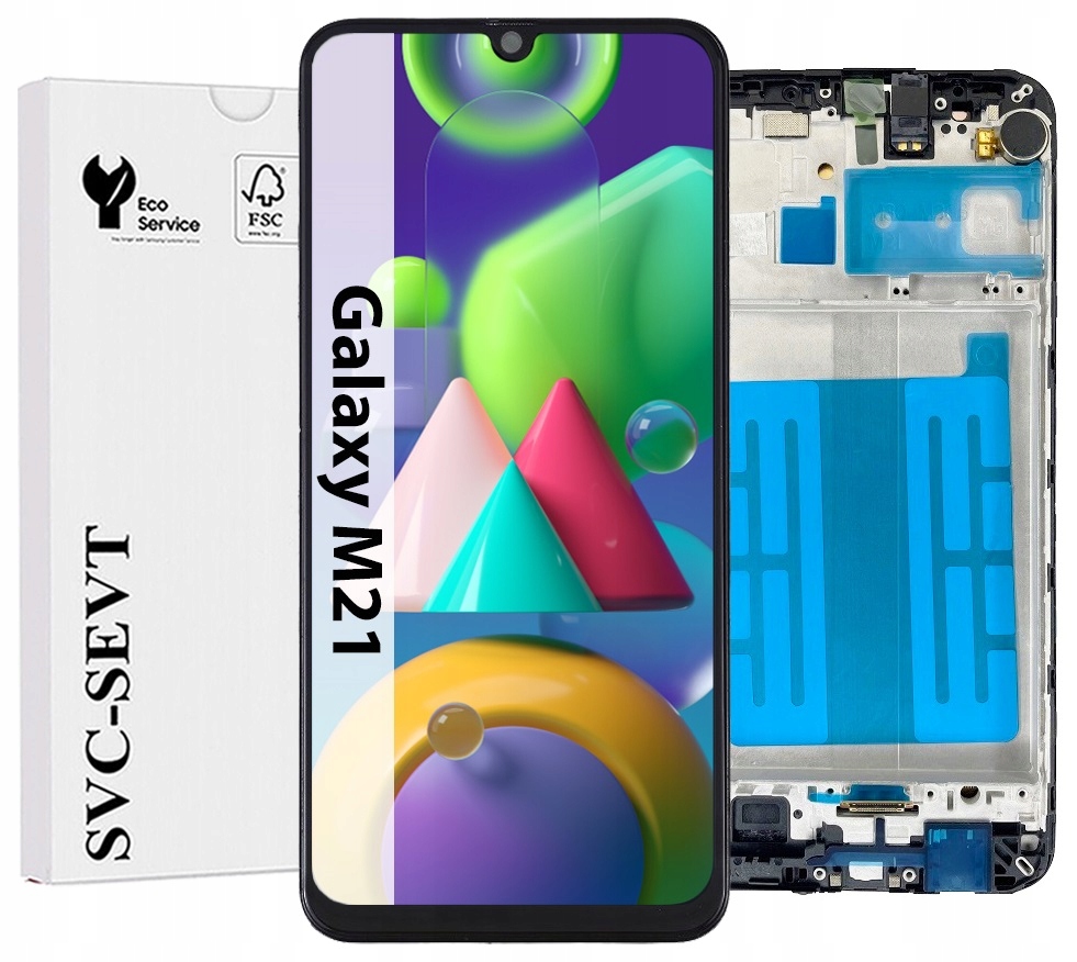 Oryginał HD Wyświetlacz Do Samsung Galaxy M21 M215 M215F LCD Ramka ...