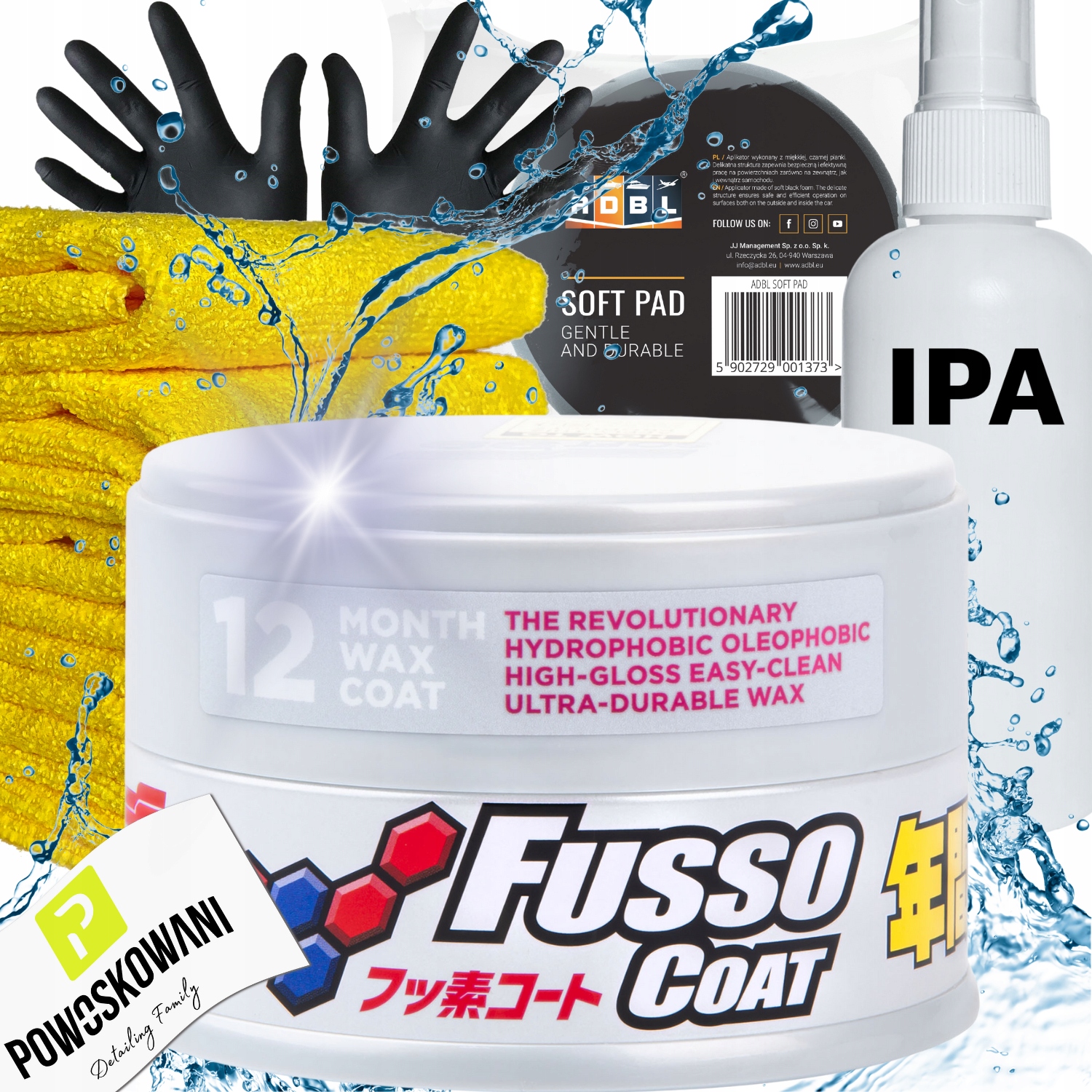 Soft99 Fusso Coat 12 Months Wax Light WOSK SAMOCHODOWY DO AUTA 12 ...