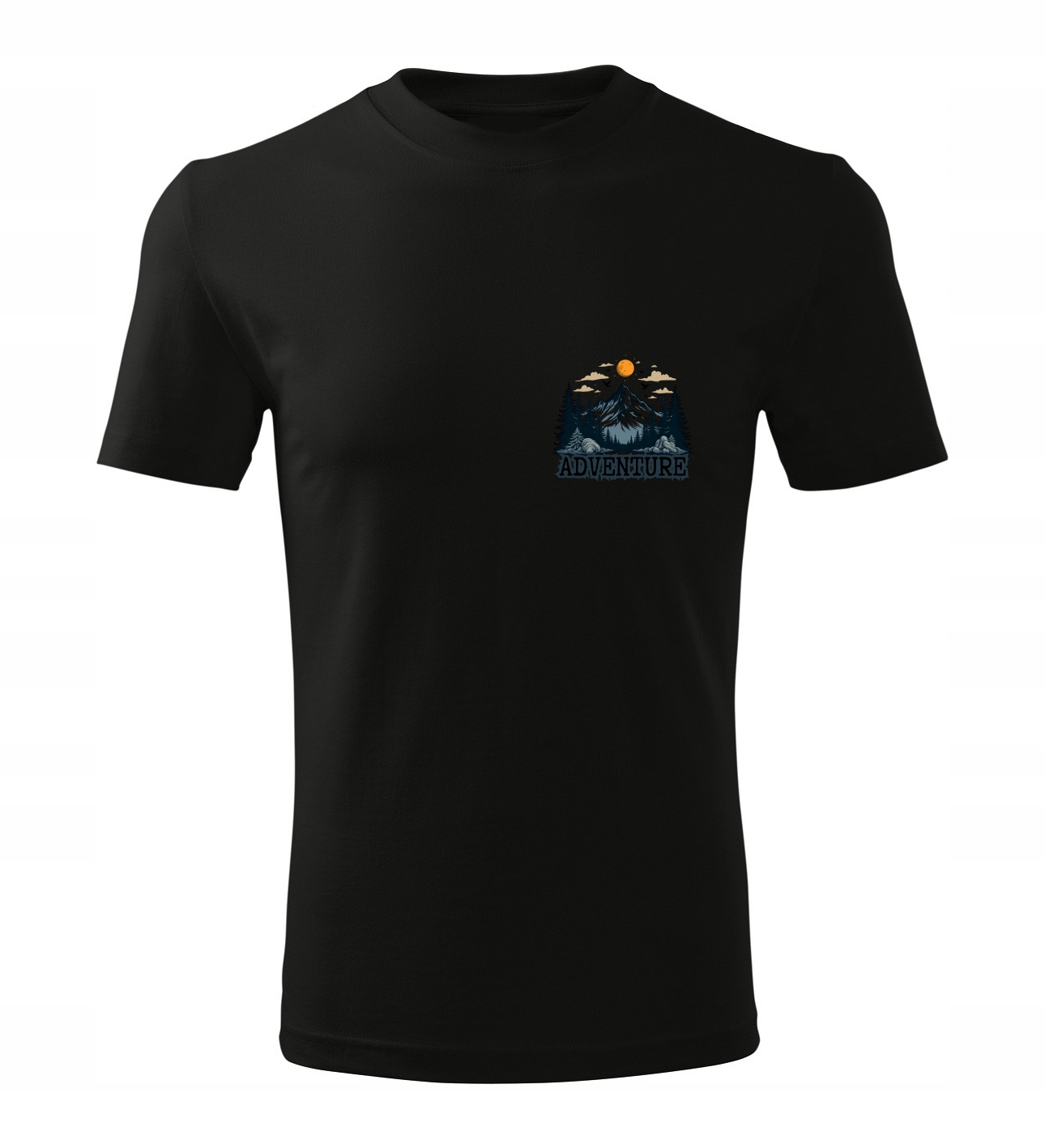 Póló Férfi T-Shirt ÉJSZAKA Hegyi SÁTOR Camp LAS night TŰZ #583 za 5035 ...