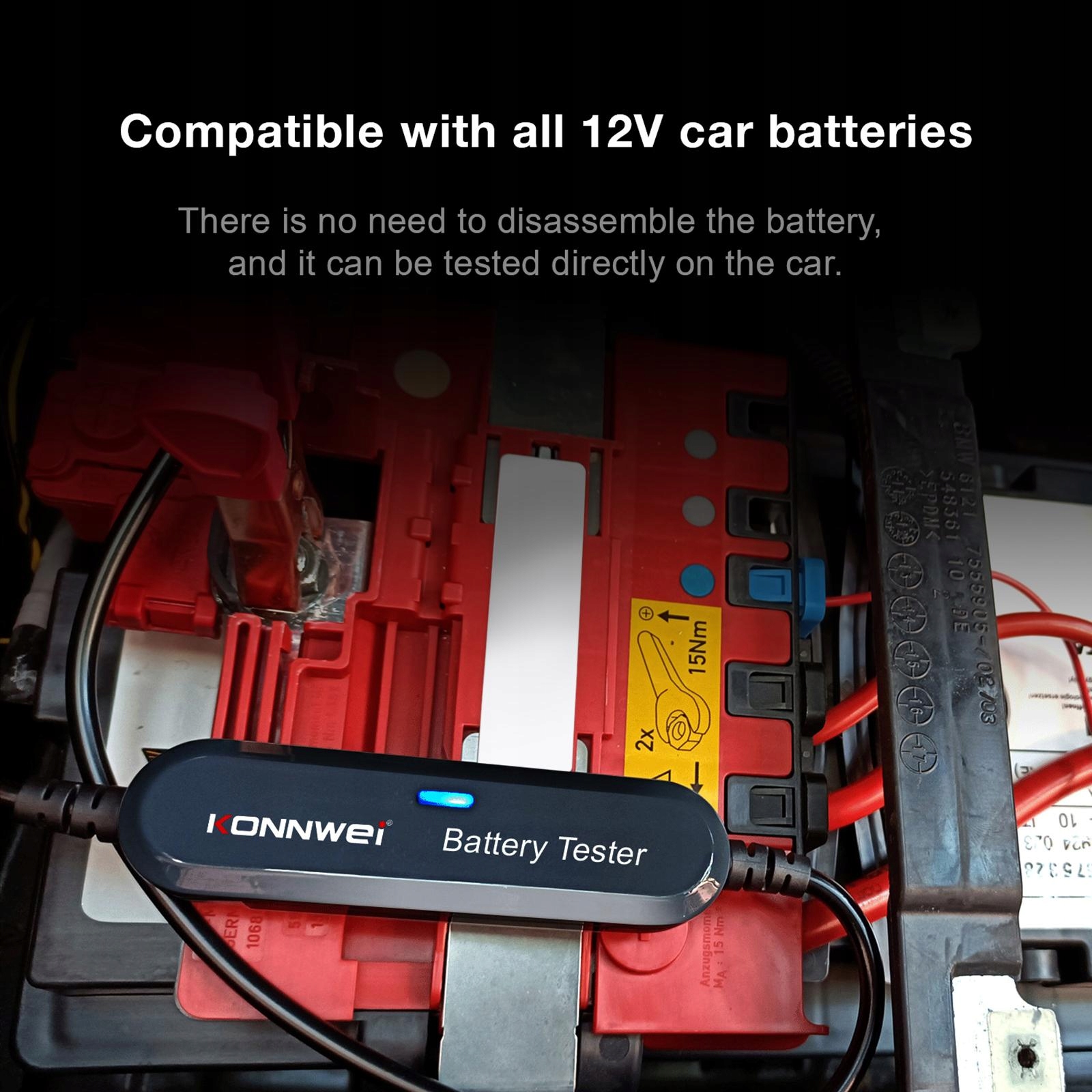 Тестер автомобільного акумулятора BK100 підходить для акумулятора купити на Avtoex з Польщі в ...