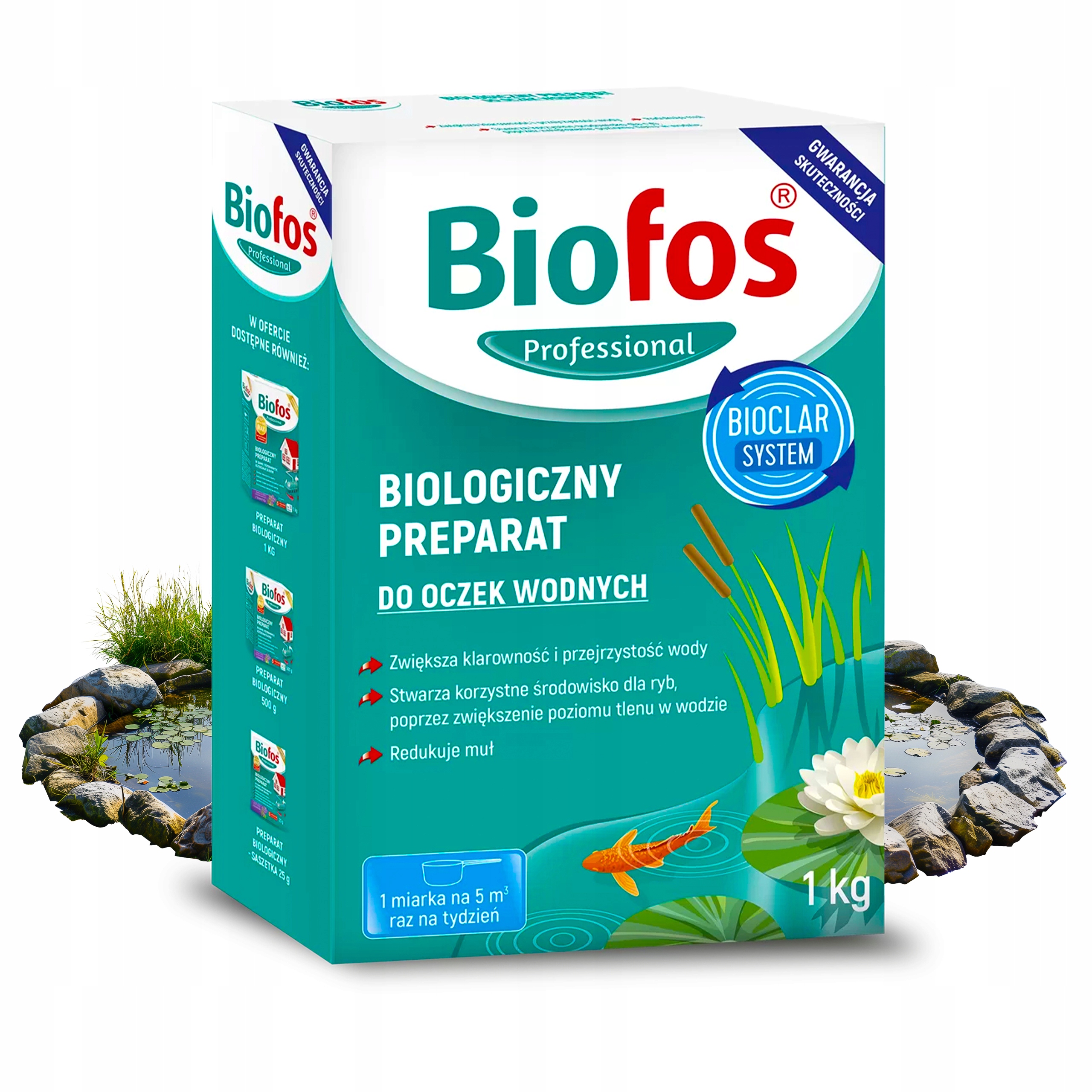 Biologiczny preparat do oczek wodnych Biofos Professional 1 kg ...