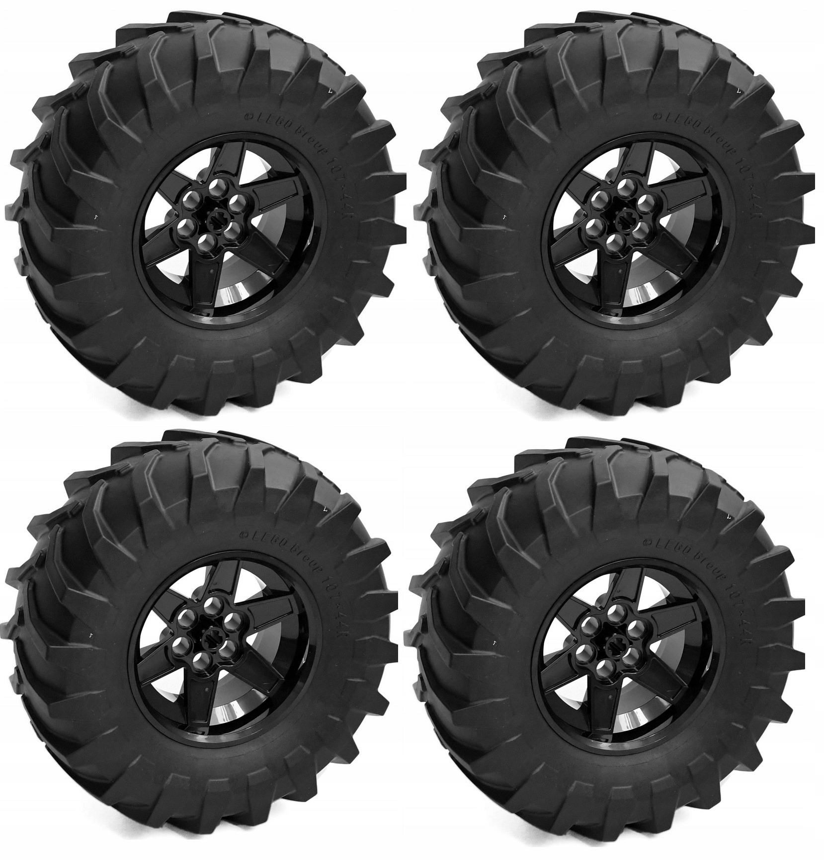 Koła 107 x 44 R 4szt. LEGO Technic 23798 51150 • Cena, Opinie - Allegro