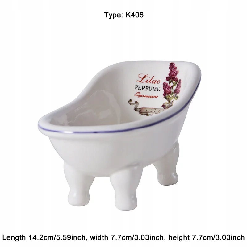 Ceramiczne pudełko na mydło w kształcie wanny Ting (Fairytre-70045367 ... Ceramiczne pudełko na mydło w kształcie wanny Ting (Fairytre-70045367 ...