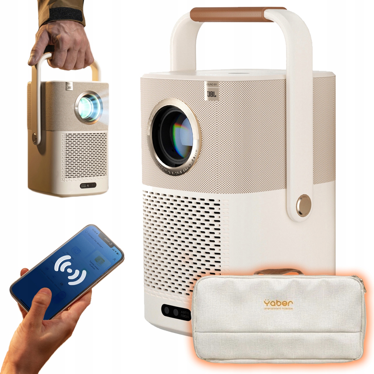 Projektor YABER T2 Plus Full HD (1920 x 1080), 450 ANSI lumen, Wi-Fi ...