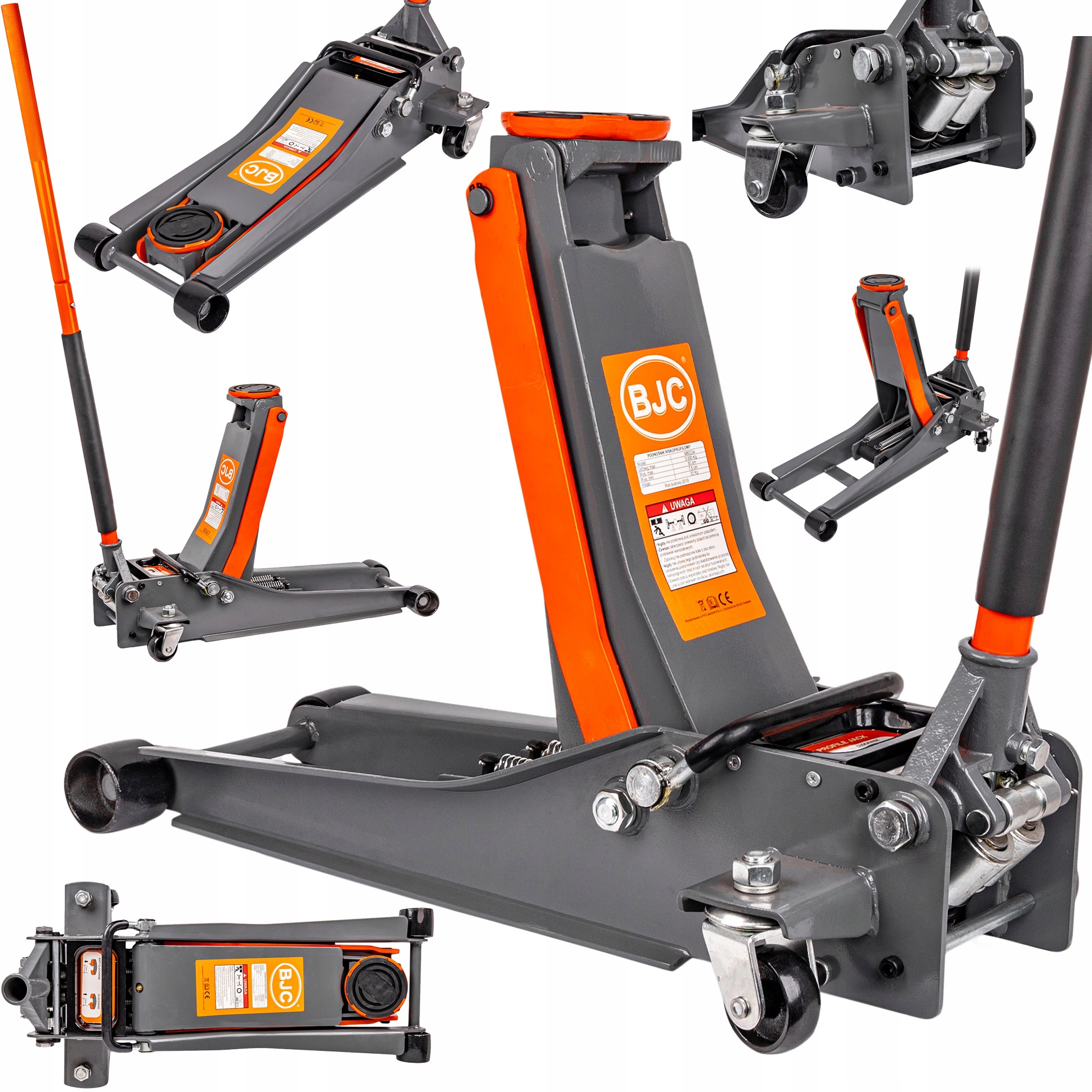 PODNOŚNIK NISKOPROFILOWY ŻABA 3T BJC 75-500mm+GUMA 5901969111743 za 1956.00PLN z Kłobuczyno ...