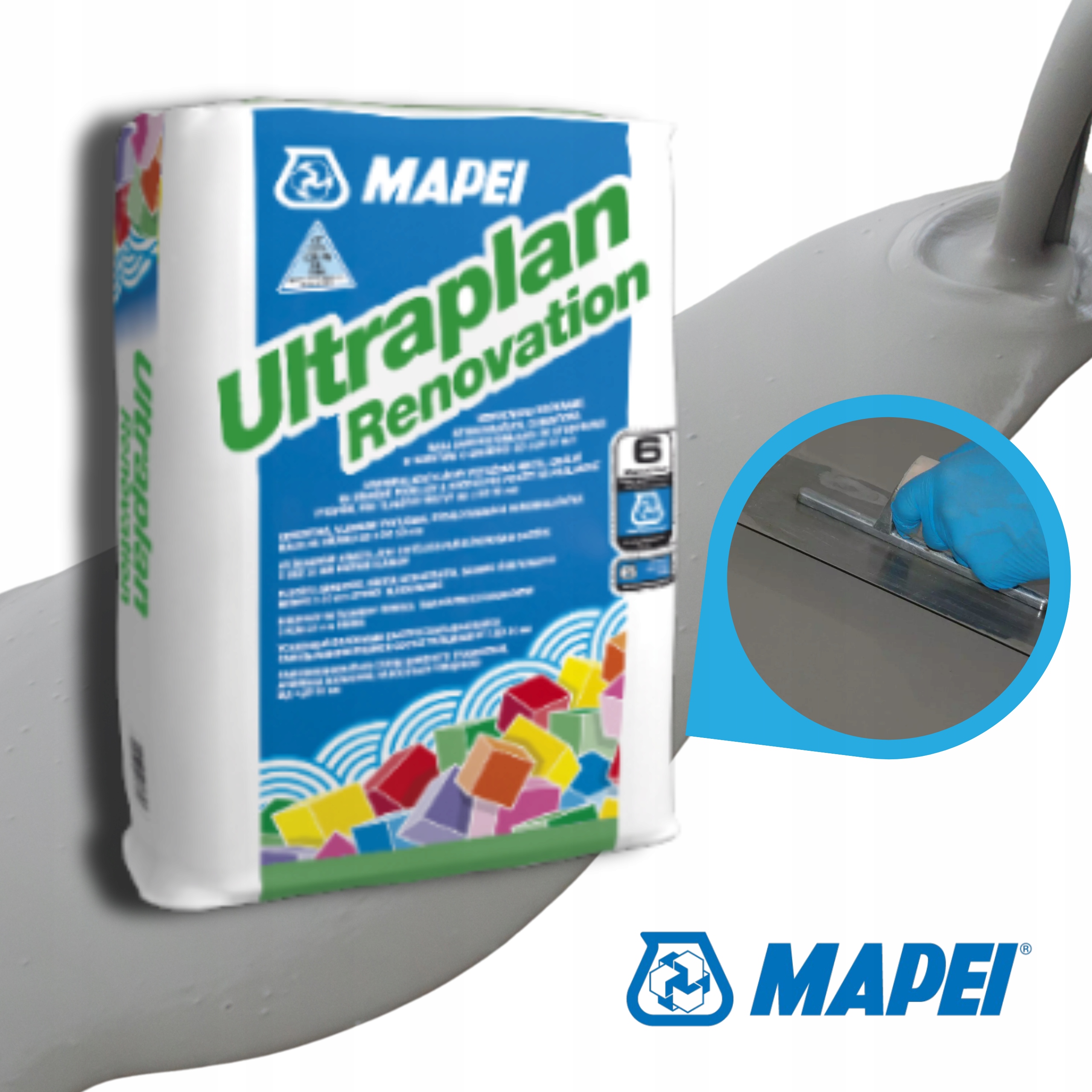 MAPEI Ultraplan Renovation 23kg MASA SAMOPOZIOMUJĄCA (8022452241307) • Cena, Opinie • Chemia do ...