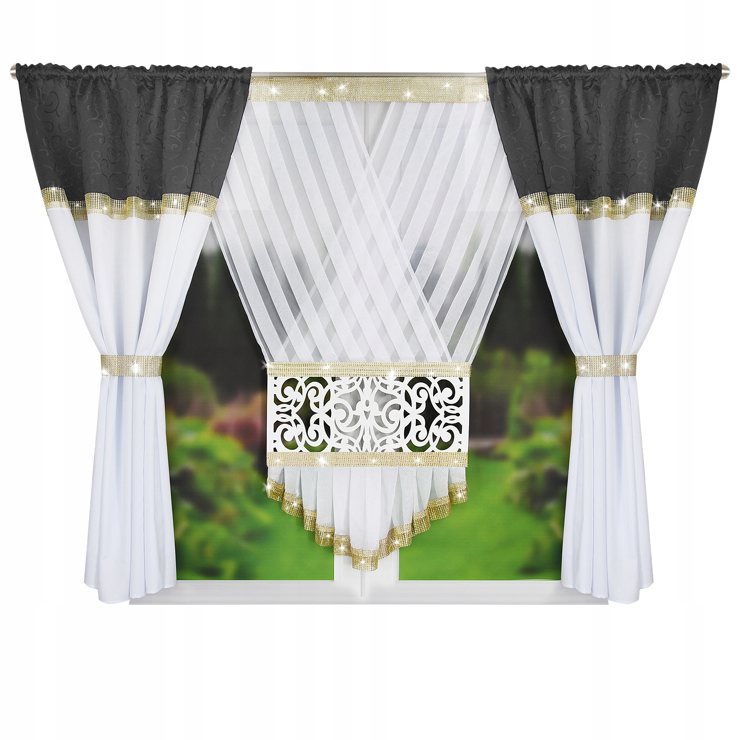 Zestaw Firan Toronto 410x160 PANEL+ZASŁONY (5904473402888) • Cena ...