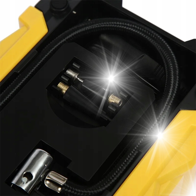 KOMPRESOR do auta 12V 40L/min s LED displejem délka kabelu 3 metry ...