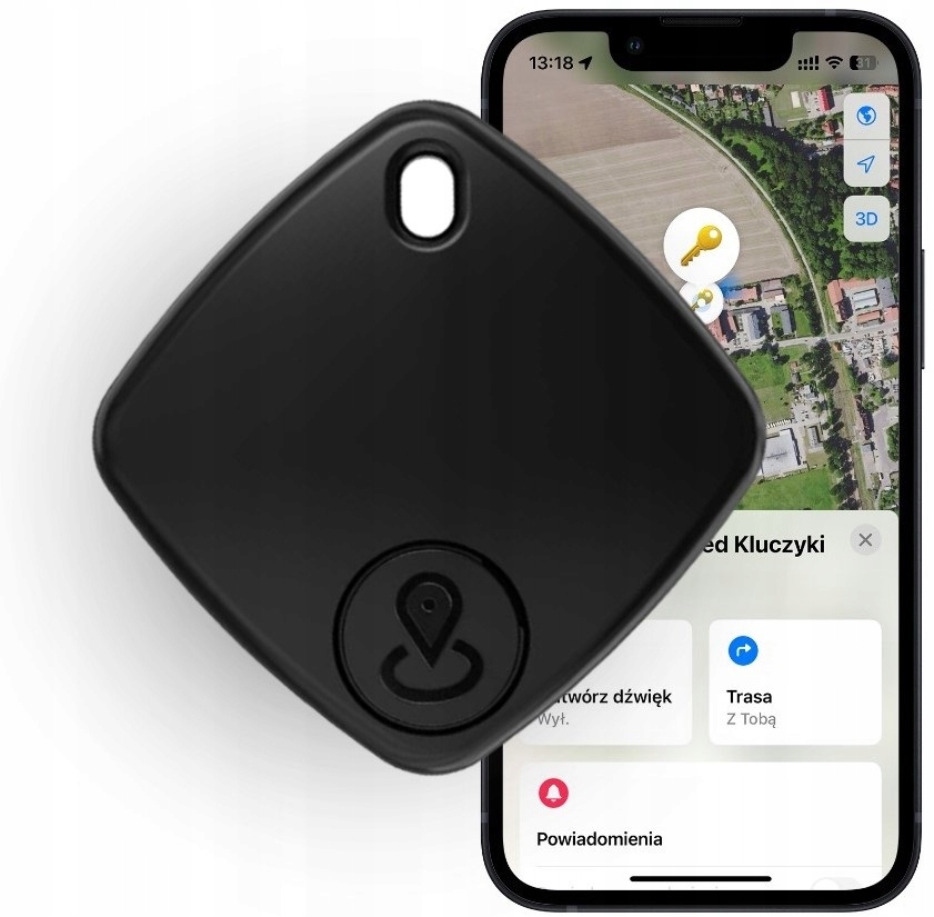 Lokalizator Apple iTag GPS Bluetooth do kluczy portfela torby Find My ...