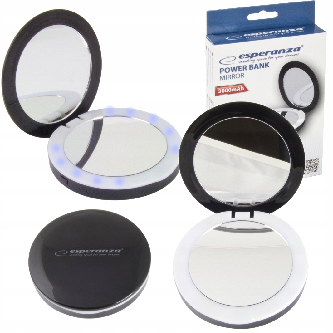 Powerbank Esperanza 3000 mAh czarny - Sklep, Opinie, Cena w Allegro