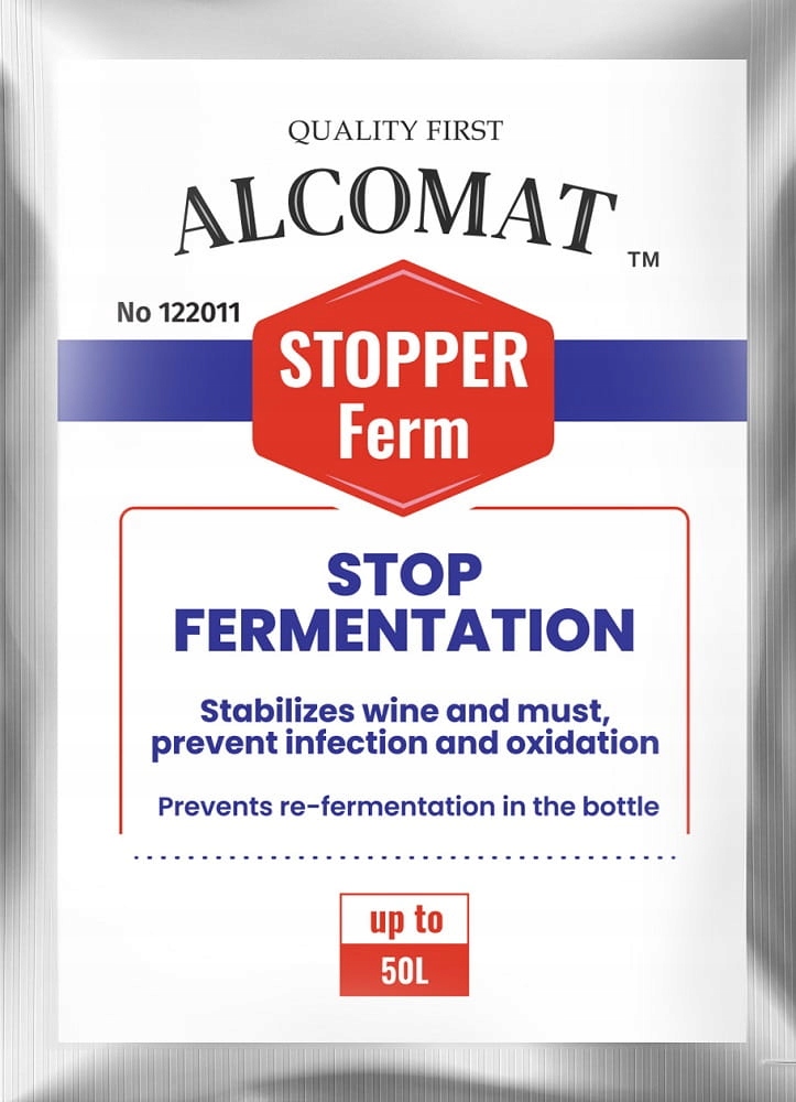 Alcomat STOPPER Ferm zastavte fermentaci až do 50L za 40 Kč - Allegro