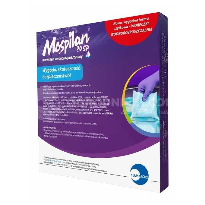 Mospilan 20 SP 125G (Insektycyd Mospilan w proszku) • Cena, Opinie ...