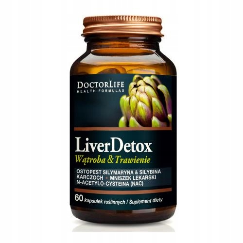 Doctor Life Liver Detox ochrona wątroby suplement diety 60 kapsułek ...