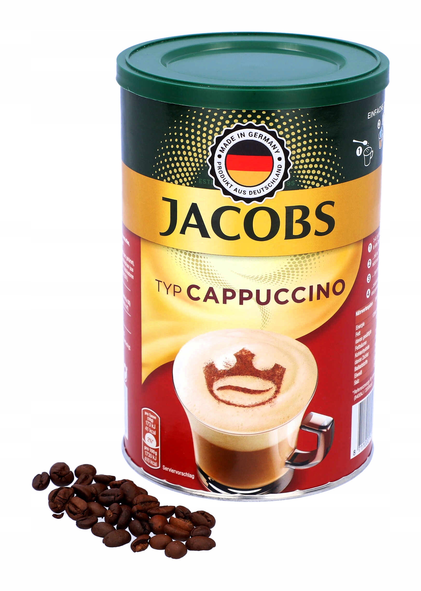 Kawa Jacobs Cappuccino Classico 400g Puszka DE 12819235069 - Allegro.pl