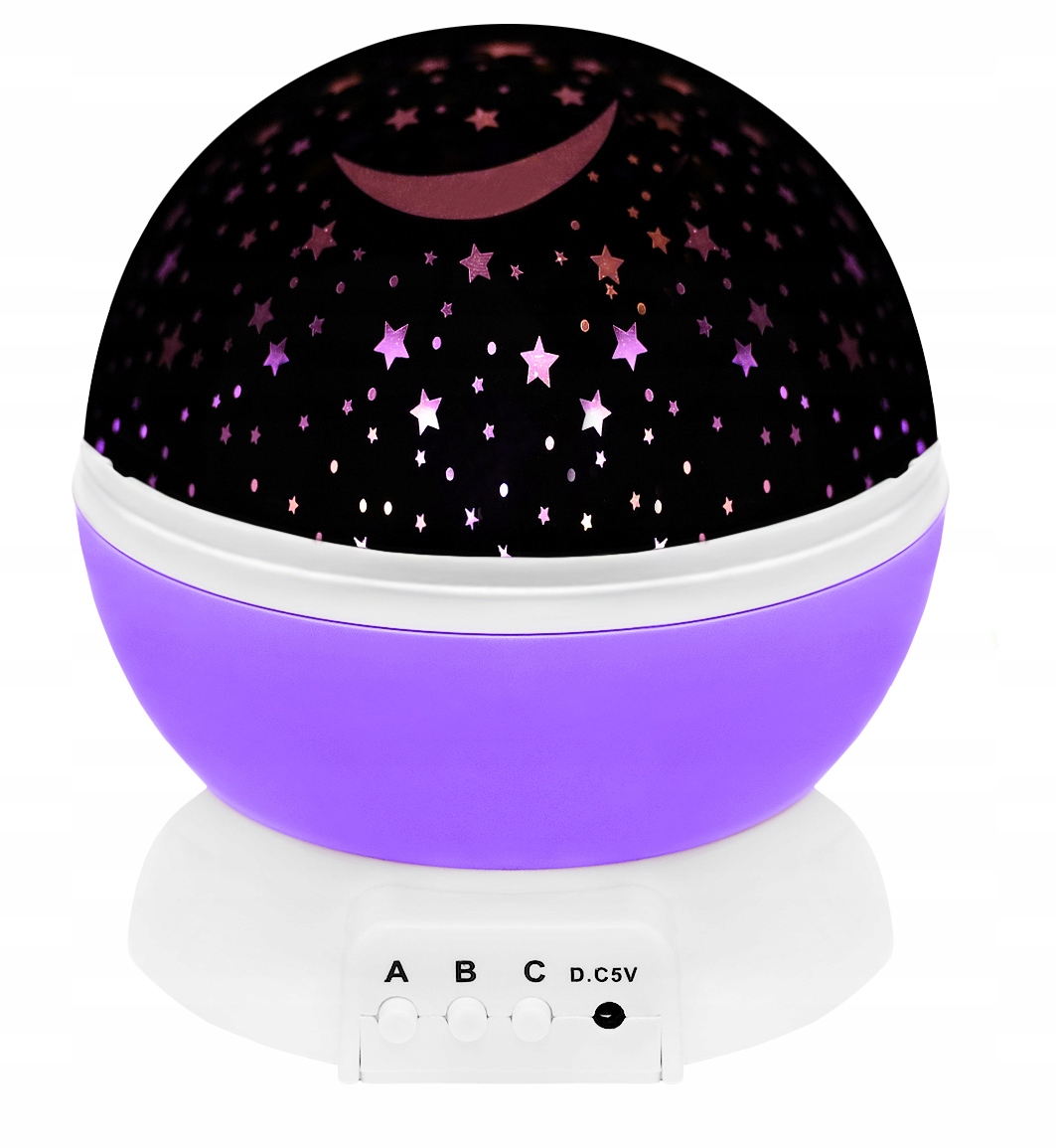 Obrotowa Lampka Nocna Projektor Gwiazd Nieba LED ISO TRADE - Iso Trade | Sklep EMPIK.COM