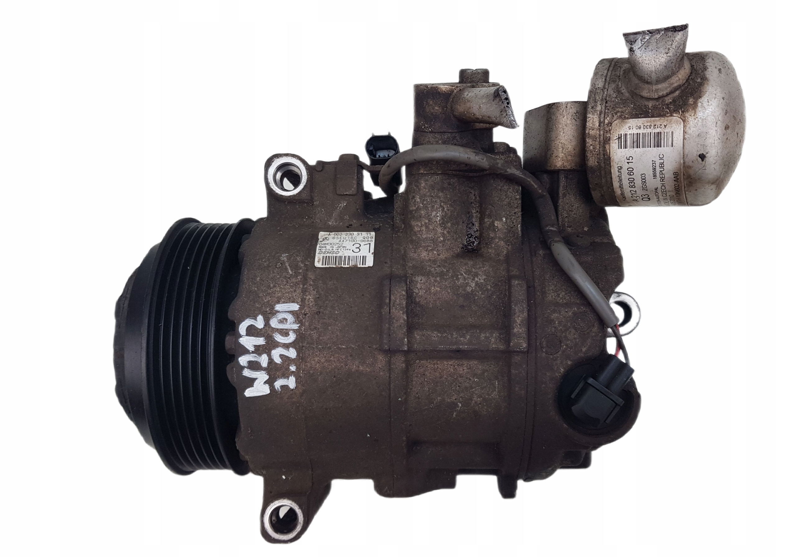 MERCEDES E W212 SPRĘŻARKA KLIMATYZACJI KOMPRESOR A0022303111 za 306 zł ...