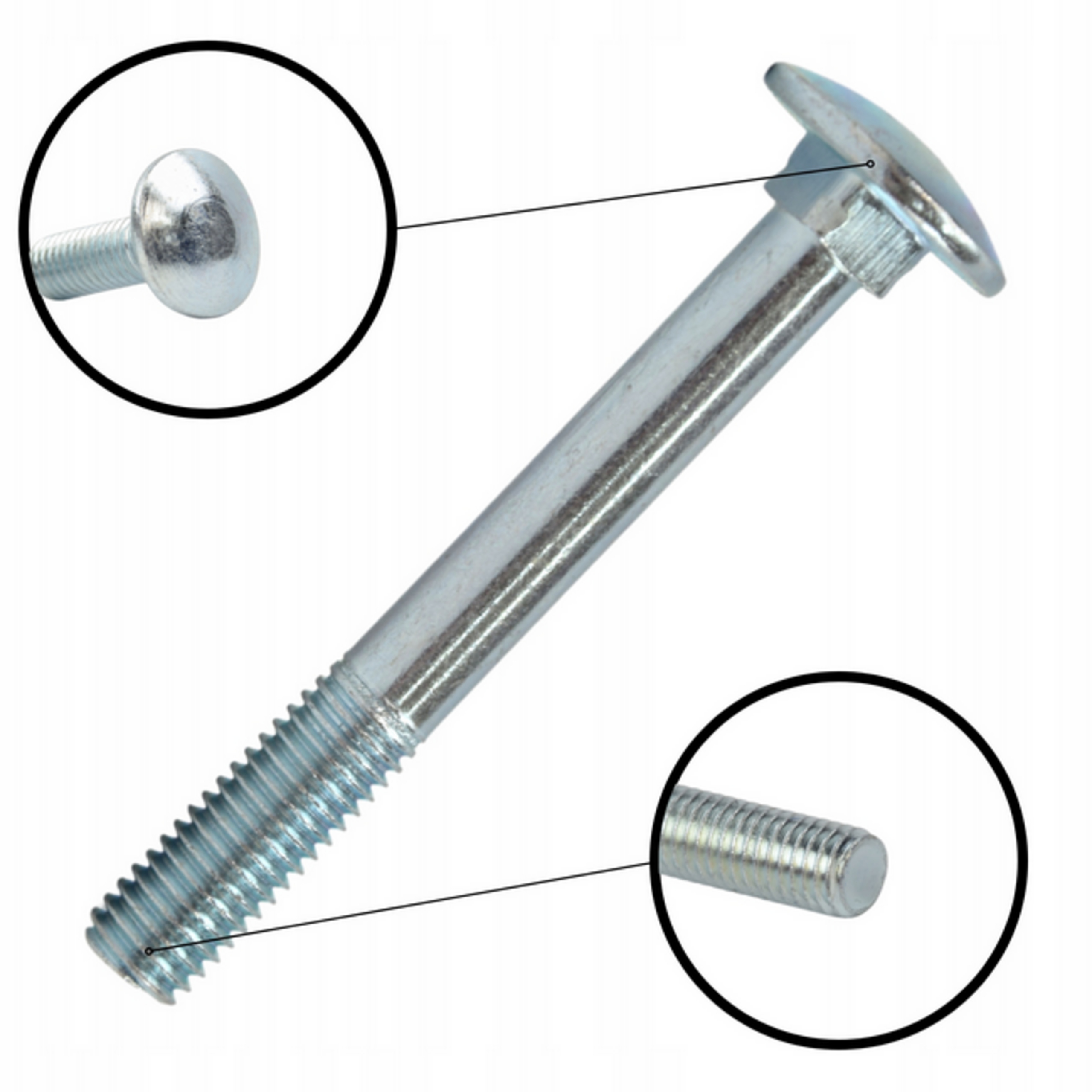 ŚRUBA ZAMKOWA DIN 603 OCYNK 6X80 1KG (DIN603OC/6X80) • Cena, Opinie ...