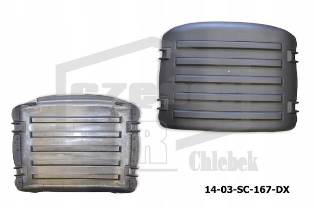 1357602 1357602 - Крыло SCANIA 4/R / 6 верхняя часть задняя низкая 9,5 ...