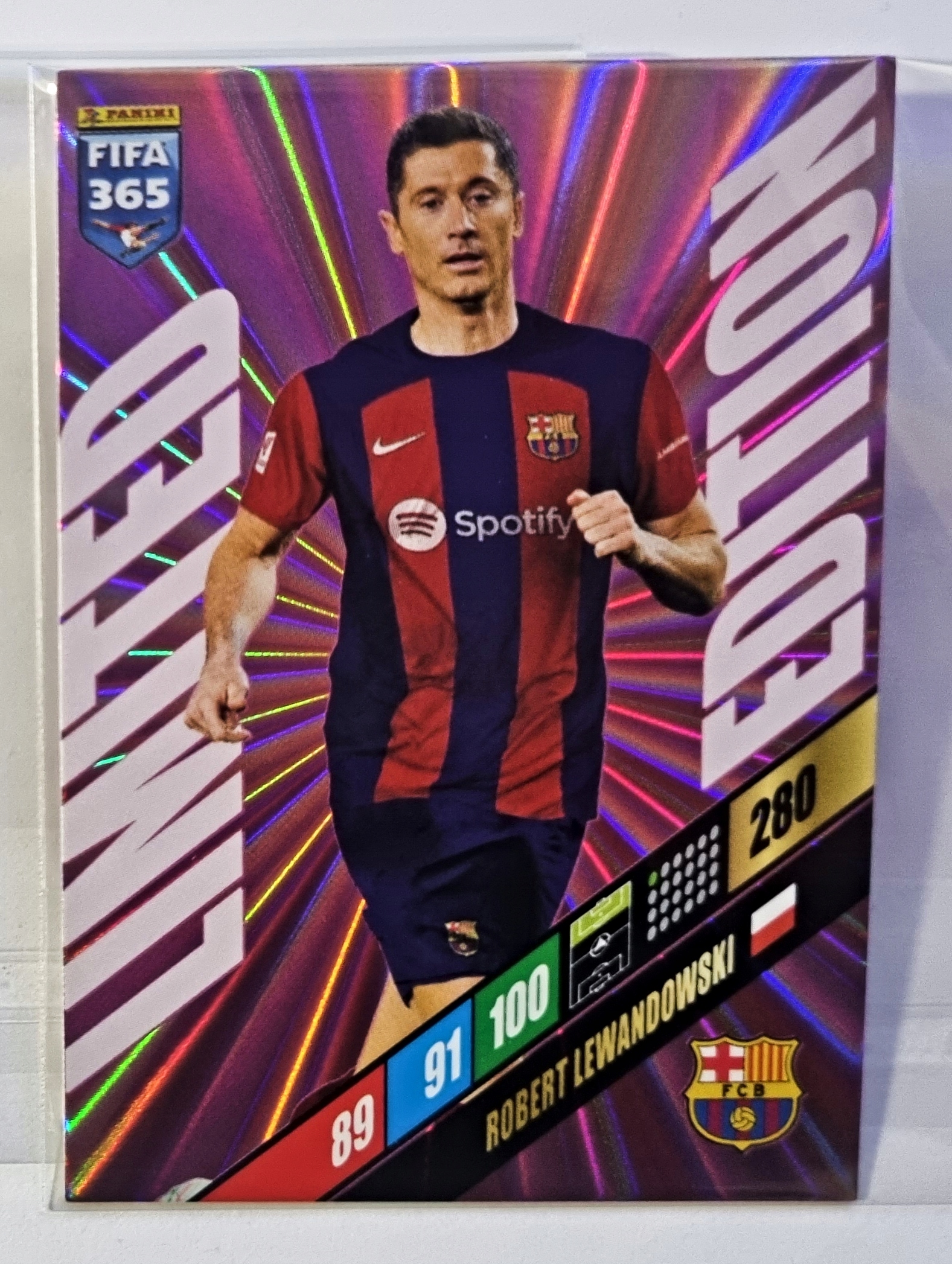 FIFA 365 2024 Panini Limited ROBERT LEWANDOWSKI - 14457630299 - Allegro.pl