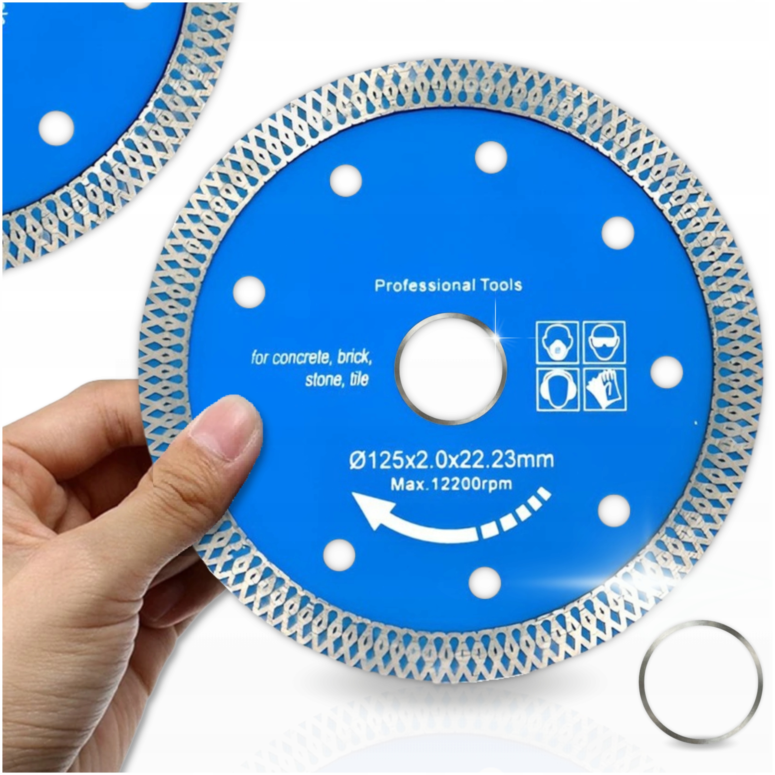 TARCZA 125mm PIŁA DO CIĘCIA PŁYTEK GLAZURY (TARCZA DO PŁYTEK) • Cena ...